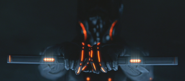 Tron Legacy – Stunt Light Cycle Baton | The Prop Tank