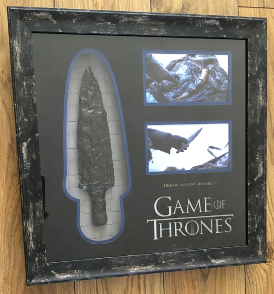Game of Thrones Screen Used Dragon-Glass Dagger | The Prop Tank